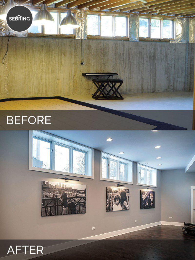 Modern Luxury Basement Remodel | Sebring Design Build