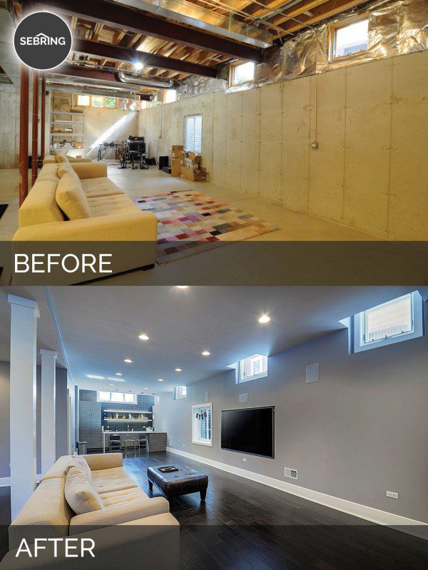 Modern Luxury Basement Remodel | Sebring Design Build