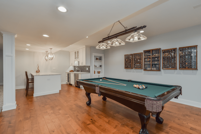 Gaming and Pool Table Room Sizes | Sebring Design Build