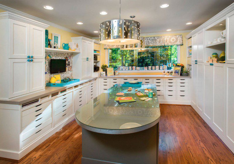 29 Clever & Creative Craft Room Ideas | Sebring Design Build