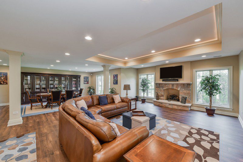 Large Scaled Basement Remodel | Sebring Design Build