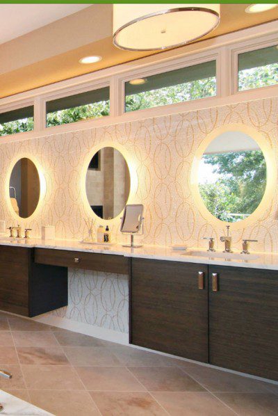 21 Creative LED Mirror Design Ideas | Sebring Design Build