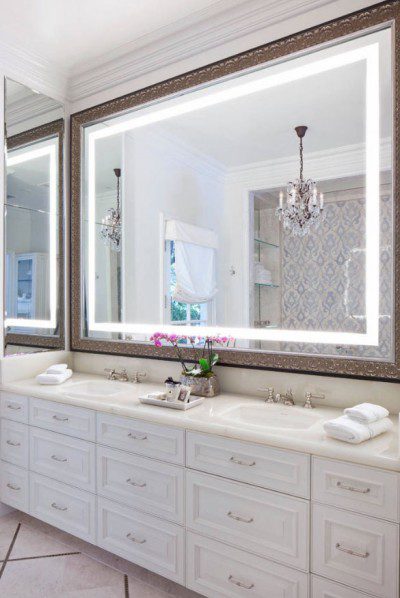 21 Creative LED Mirror Design Ideas | Sebring Design Build