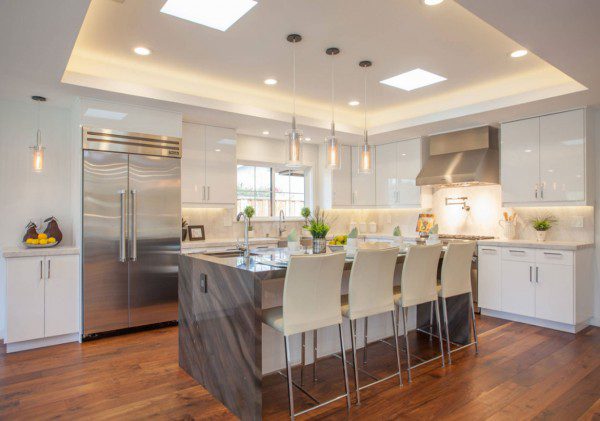 23 Wonderful Kitchen Waterfall Edge Countertops | Sebring Design Build