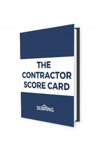 The Contractor Scorecard | Sebring Design Build