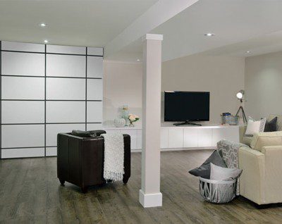 How To Hide Or Remove A Basement Support Post With Ideas – Clover House ...