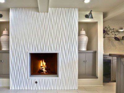 Wave Pattern Tile Design Ideas | Sebring Design Build