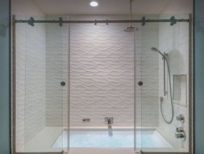 Wave Pattern Tile Design Ideas | Sebring Design Build