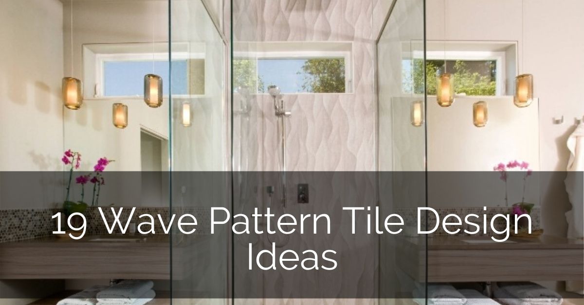 Wave Pattern Tile Design Ideas | Sebring Design Build
