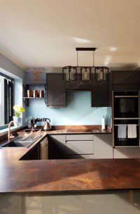 23 Kitchen & Bar Copper Countertop Design Ideas | Sebring Design Build