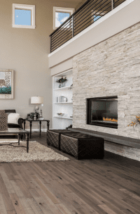 23 Stacked Stone Fireplace Ideas | Sebring Design Build