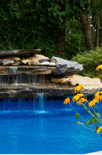 21 Swimming Pool Waterfall Ideas | Sebring Design Build