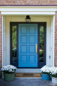 21 Houses with Blue Front Entry Door Ideas | Sebring Design Build