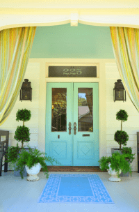 21 Houses with Blue Front Entry Door Ideas | Sebring Design Build