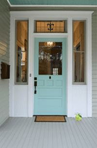 21 Houses with Blue Front Entry Door Ideas | Sebring Design Build