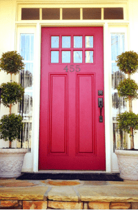 23 Houses with Red Front Entry Door Ideas | Sebring Design Build