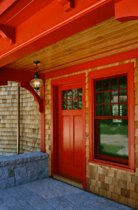 23 Houses with Red Front Entry Door Ideas | Sebring Design Build