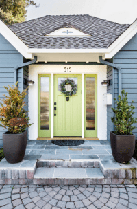 21 Houses With Green Front Entry Door Ideas | Sebring Design Build