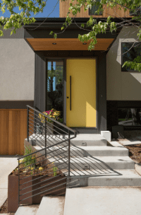 23 Houses With Yellow Front Entry Door Ideas | Sebring Design Build