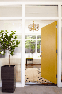 23 Houses With Yellow Front Entry Door Ideas | Sebring Design Build
