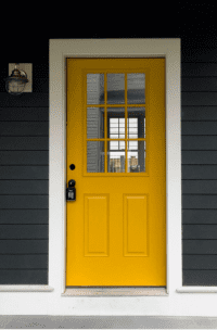 23 Houses With Yellow Front Entry Door Ideas | Sebring Design Build