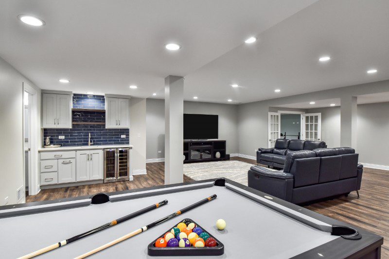 Modern Luxury Basement Remodel | Sebring Design Build