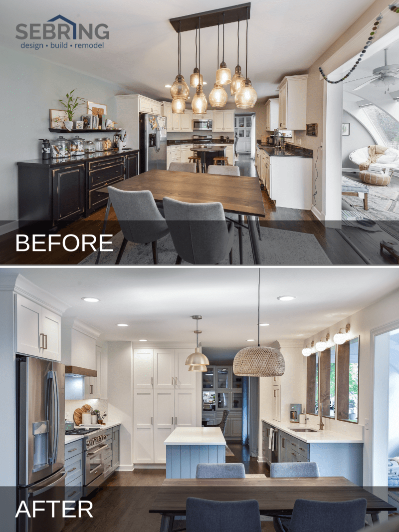 Blue Serenity Kitchen Remodel | Sebring Design Build