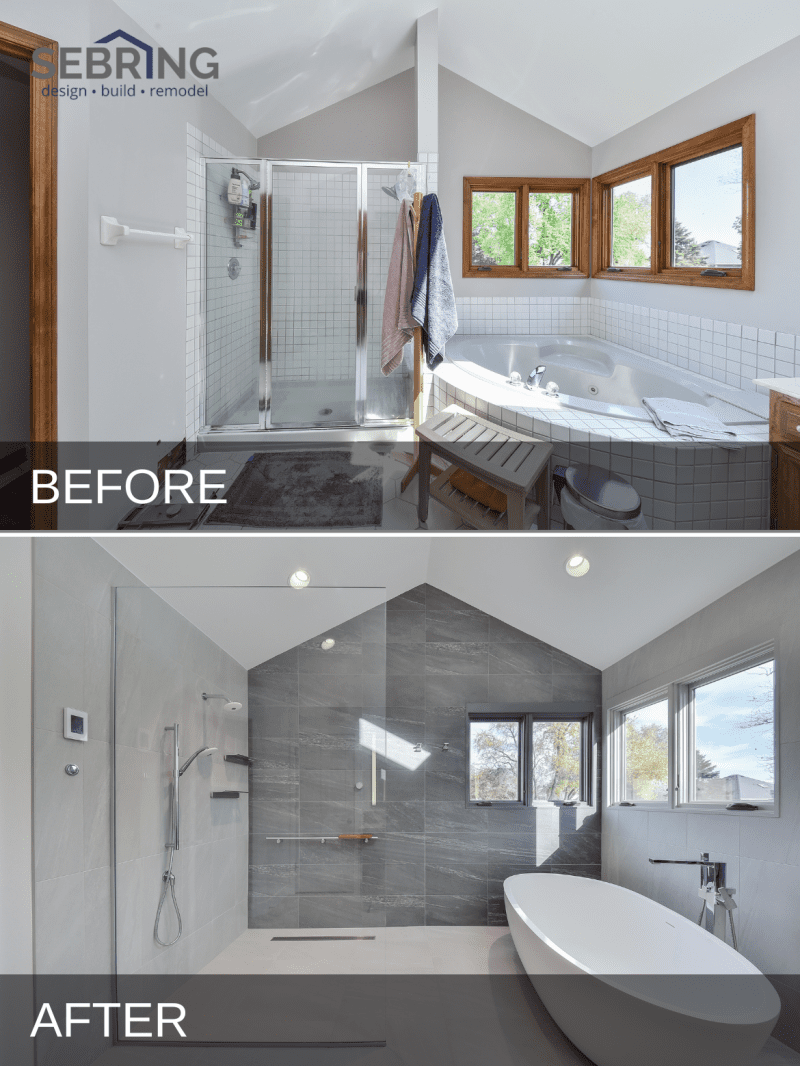 Open Concept Living Master Bath Remodel | Sebring Design Build